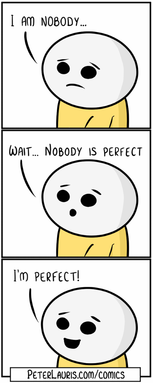 Nobody is Perfect - Peter's Comics